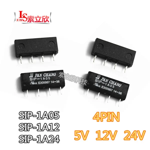10PCS/lot NEW Relay SIP-1A05 SIP-1A12 SIP-1A24 SIP 1A24 SIP1A12 5V/12 ...