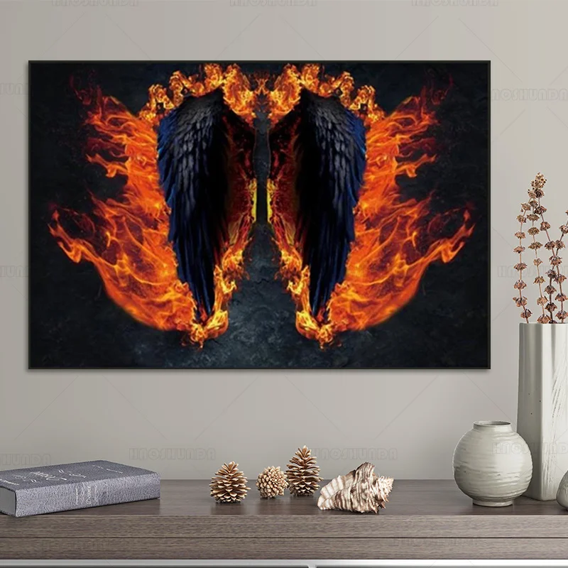 Flame Angel Wings