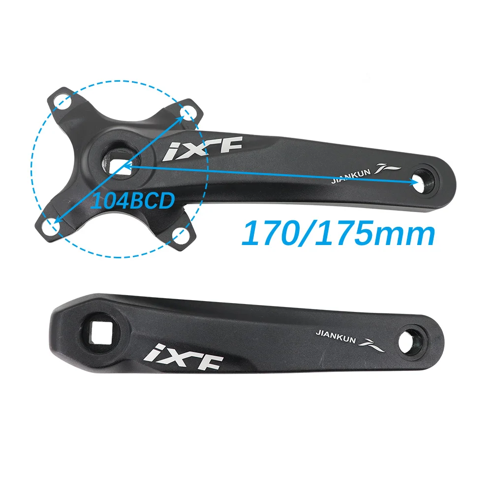 IXF MTB Crankset square Bike Crank 104bcd Deckas chainring 170mm 175 ...