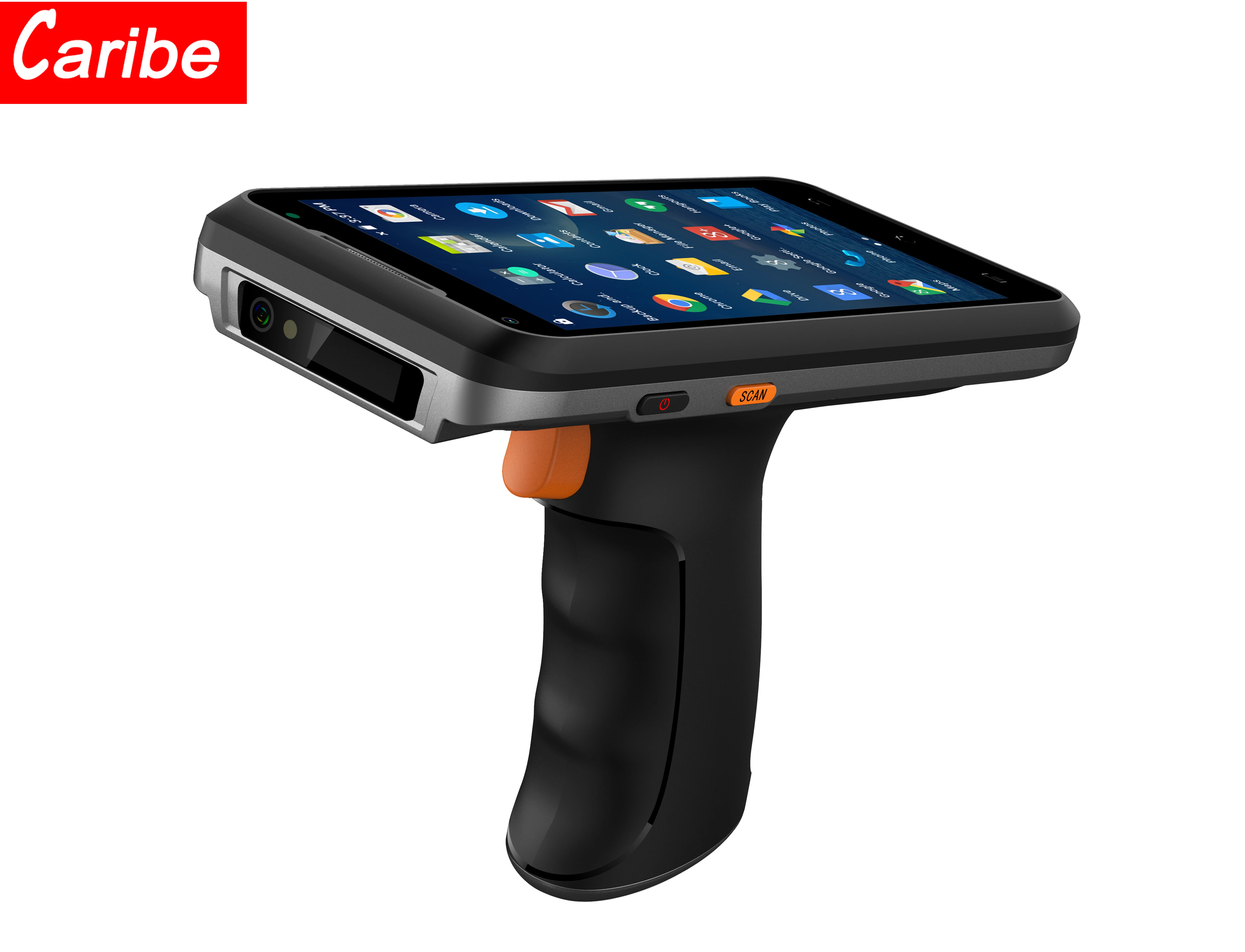 Caribe Pda Tablet Android 2d Barcode Scanner Device Handheld Terminal ...