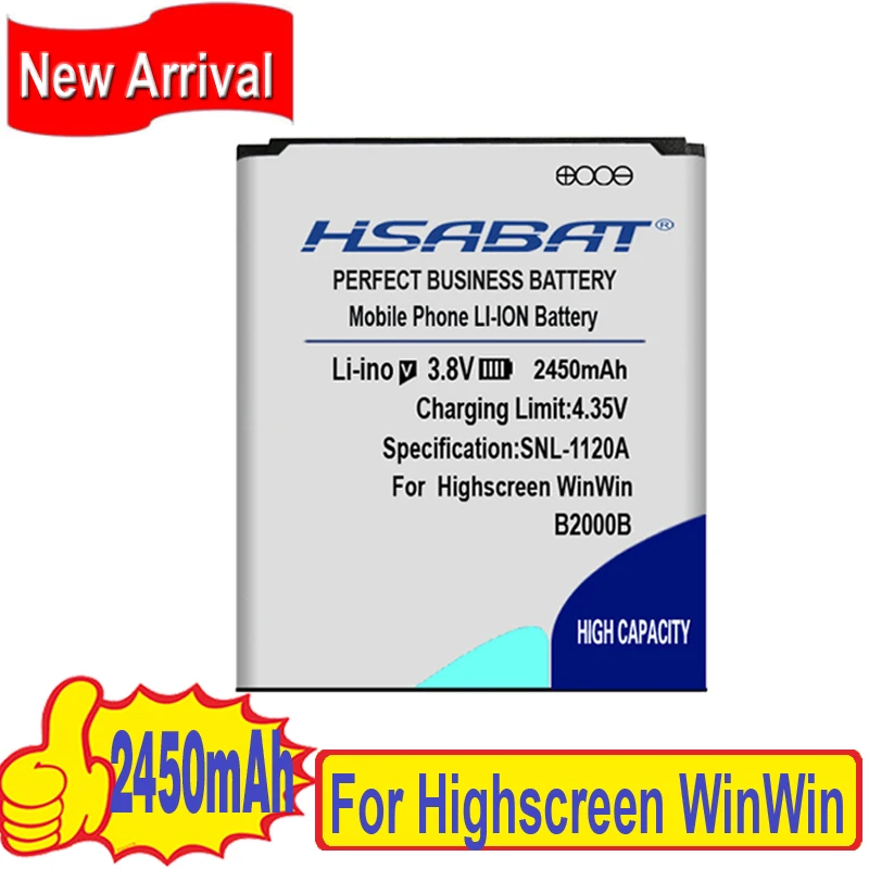 2450mAh Battery for Highscreen WinWin win win B2000B|Mobile Phone ...