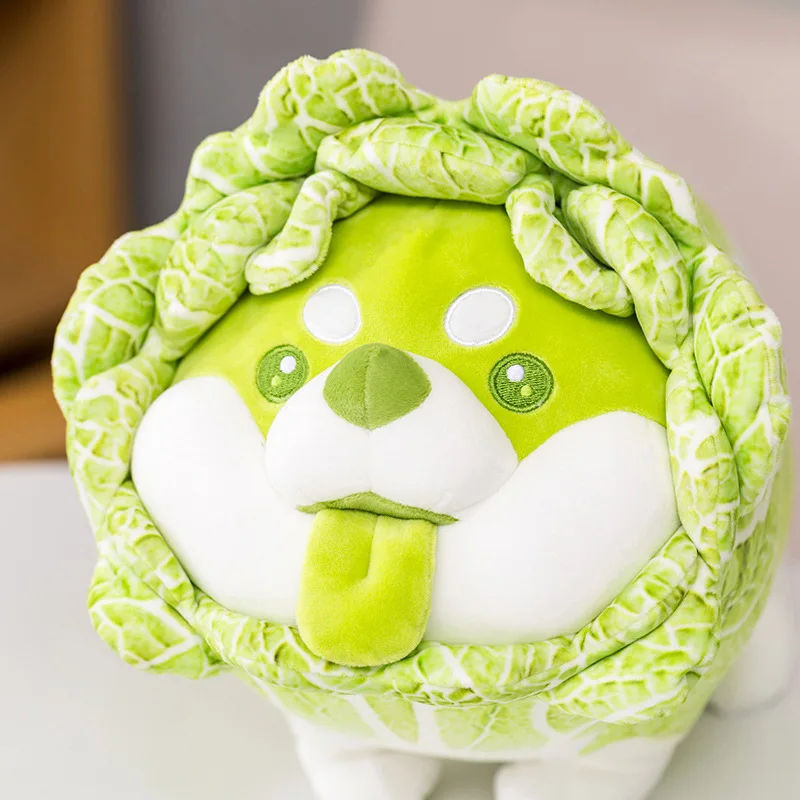 Juguete de peluche de hada vegetal para niños, repollo japonés, perro ...