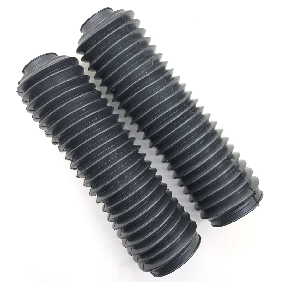 1 Pair Black Rubber Motorcycle Front Shock Protection Cover Motorcross ...