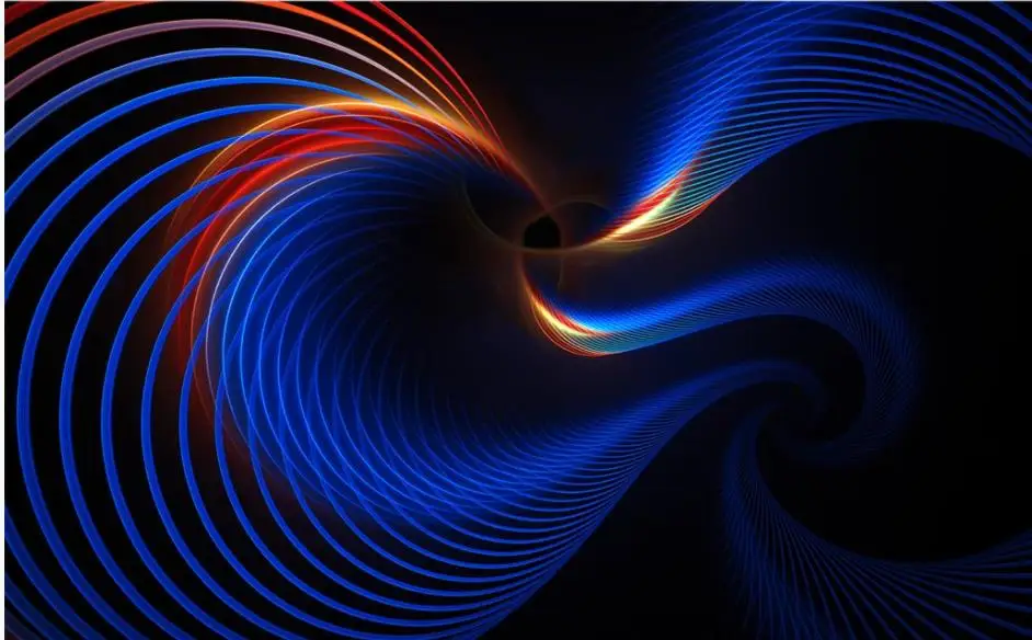 modern wallpaper for living room Abstract moving light line bar KTV ...