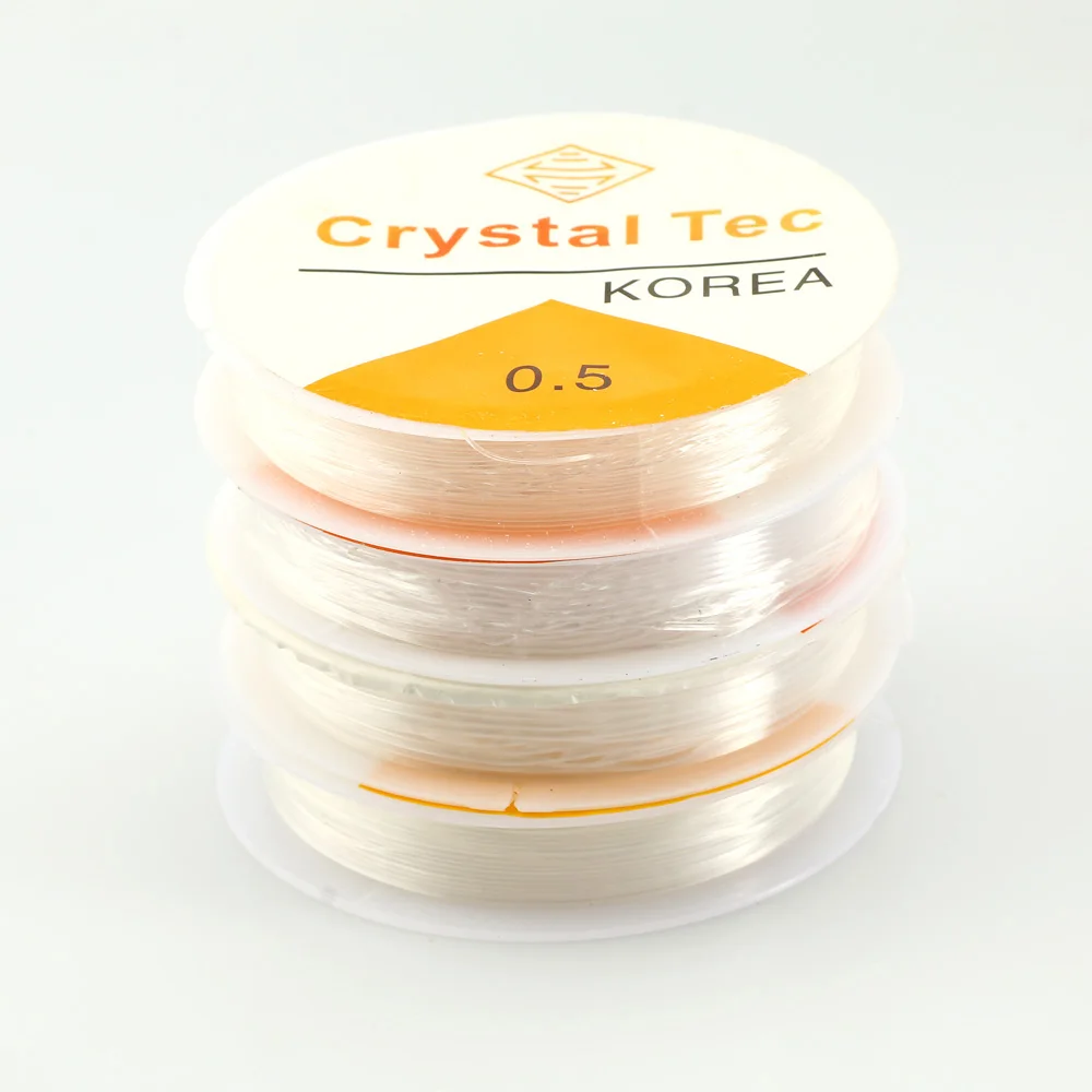3Roll Transparent Stretch Elastic Crystal Line Beading Rope String Cord ...