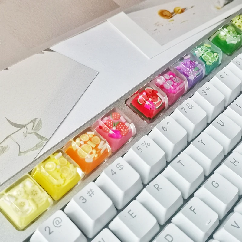 ESC F11 Keycap Key Caps Covers Keys Personality Design Fruit Resin ...