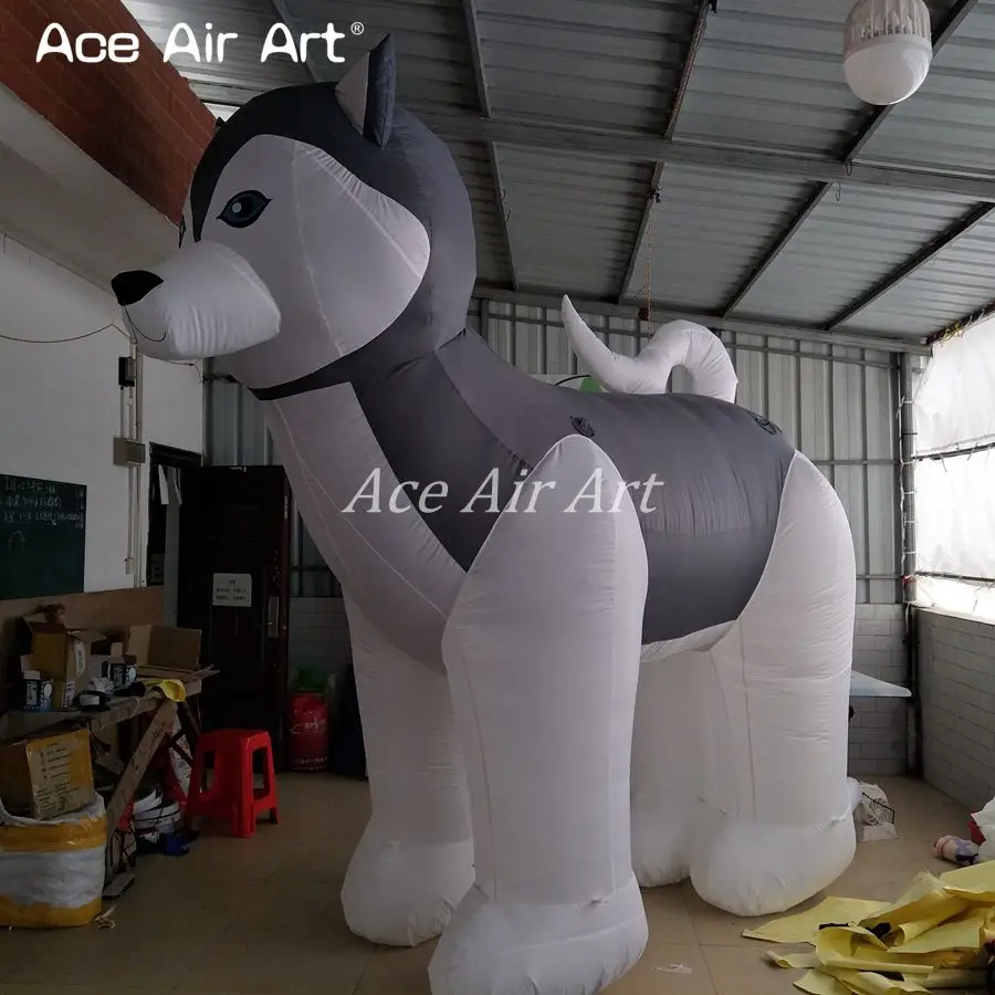 Giant Oxford Inflatable Husky Dog Mascot For Advertising Made By Ace ...