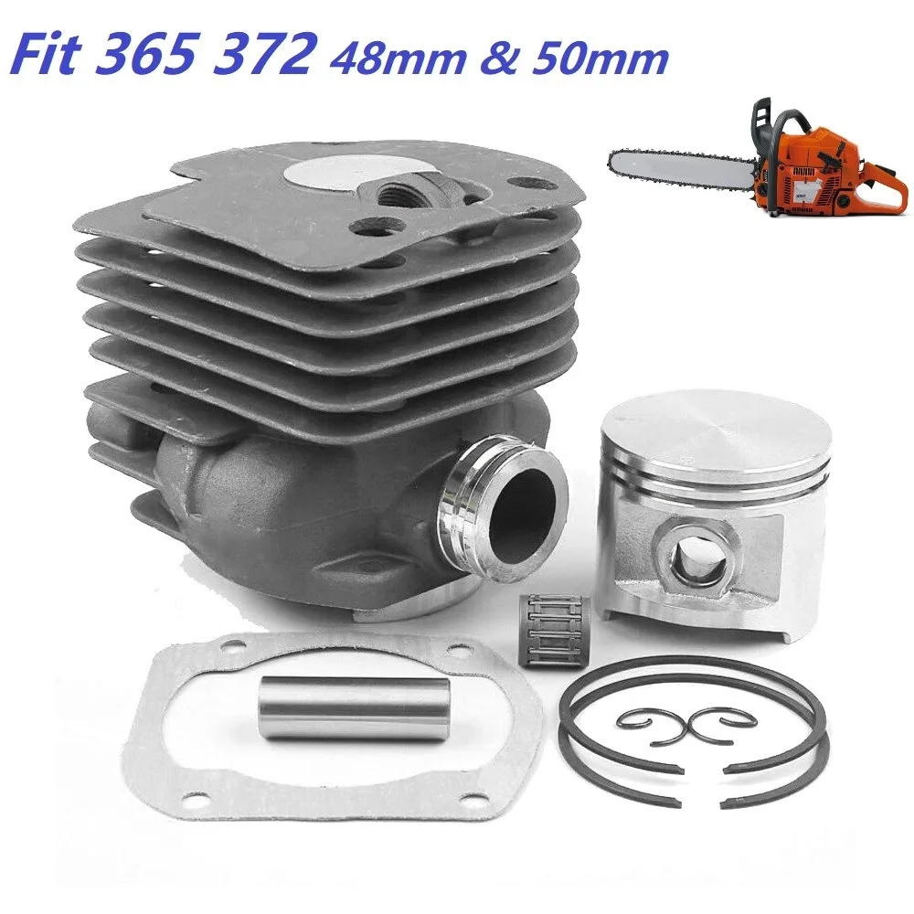 48mm & 50mm Cylinder Piston Kit For Husqvarna 371 372 372xp 365 362 ...