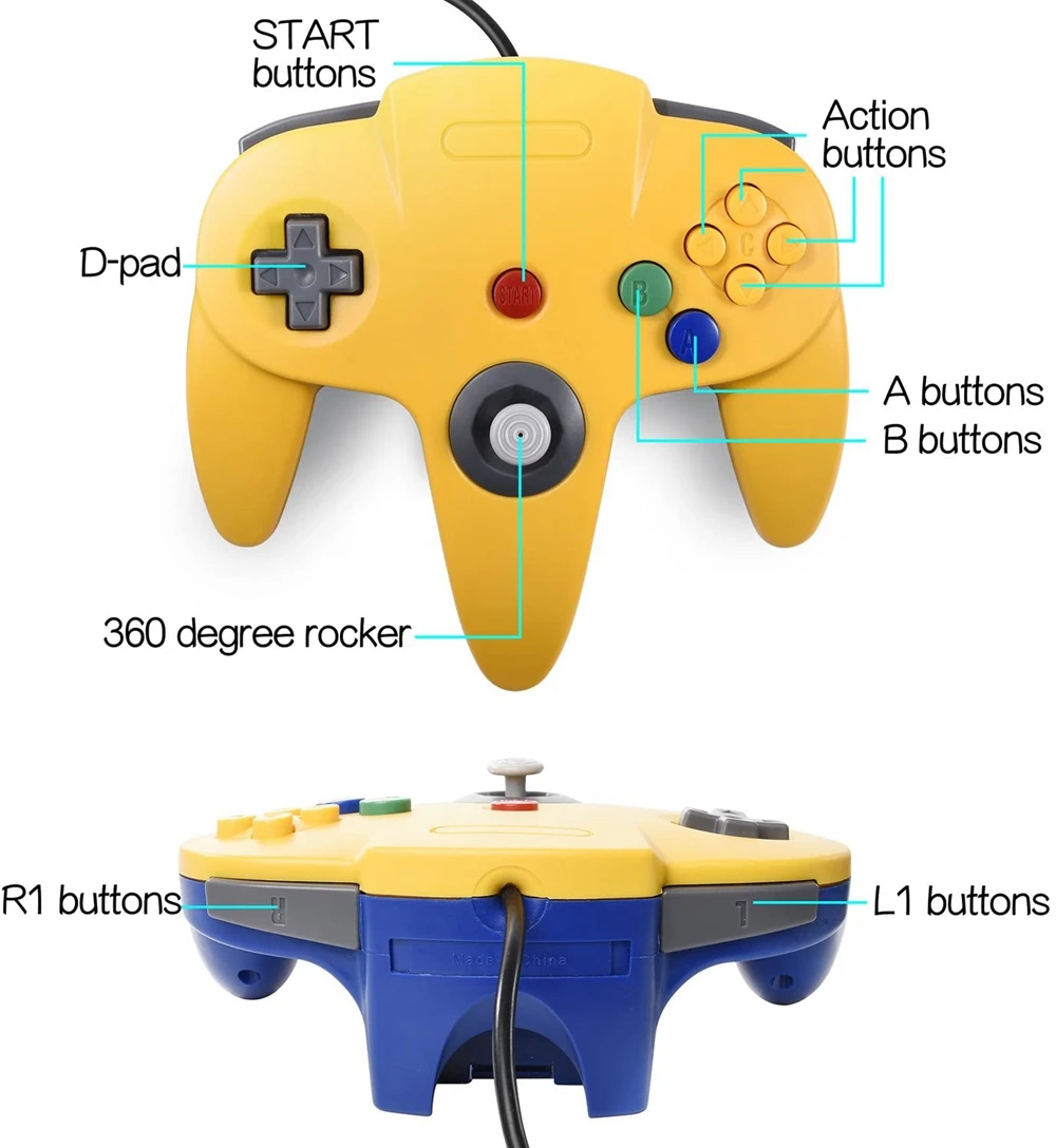 N64 Controller Buttons