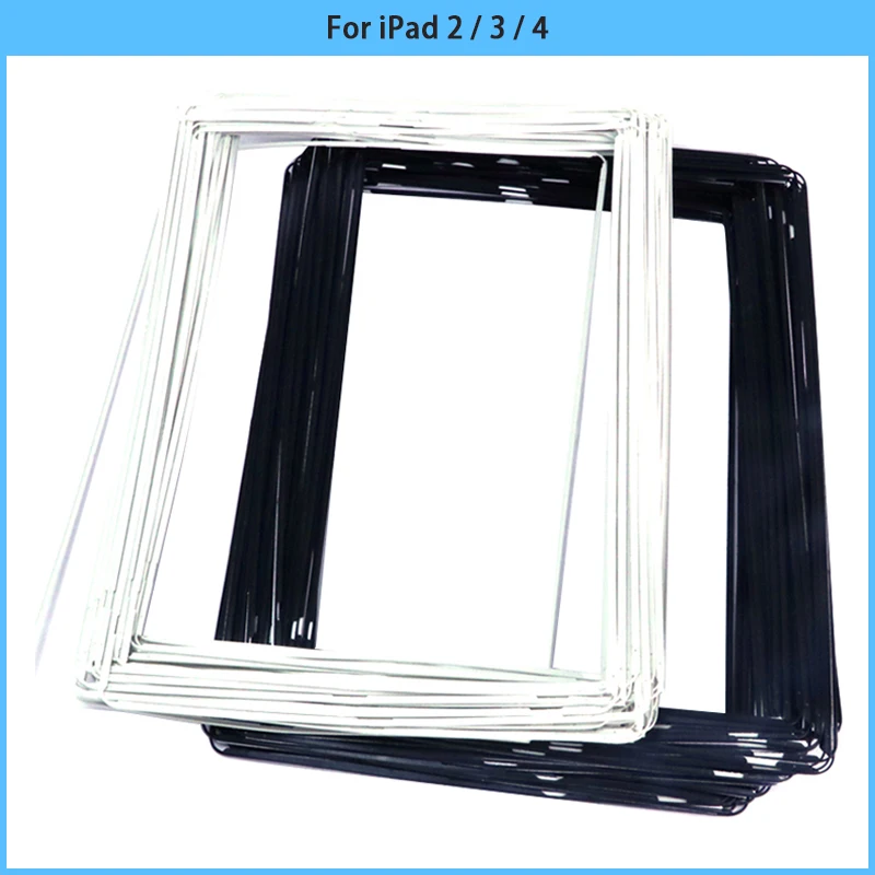 50PCS New For iPad 2 / 3 / 4 LCD Frame Touch Screen Middle Front Plate ...