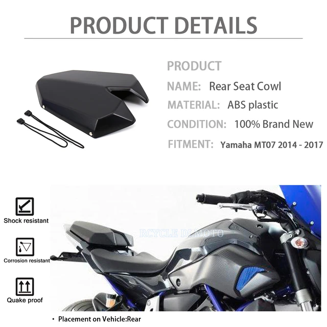 ERMAX Painted Rear Seat Cowl Yamaha MT07 2018 2019 2020, 44% OFF