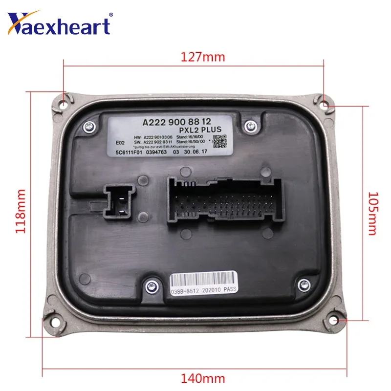 A2229008812 A2059009534 A2139003911 Headlight control module for ...