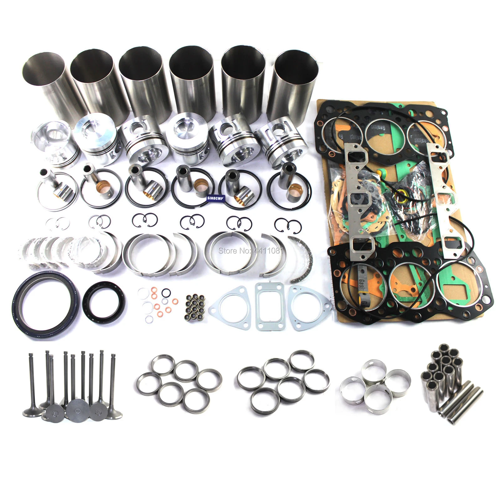 3066 3066t Engine Overhaul Rebuild Kit For S6k S6kt Excavator 320b 320l ...