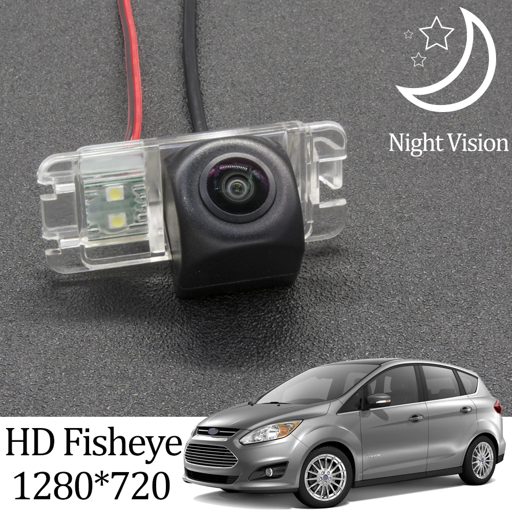 Owtosin HD 1280*720 Fisheye Rear View Camera For Ford C Max/Grand C Max ...