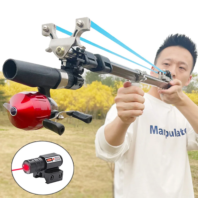Slingshot Hunting Fishing Laser | Powerful Hunting Slingshot Catapult ...
