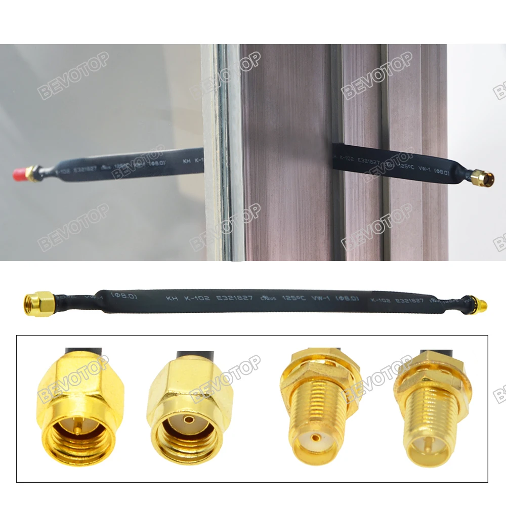 Adapter Rp Sma Male Antenna | Window Feed-through Adapter | Pigtail ...
