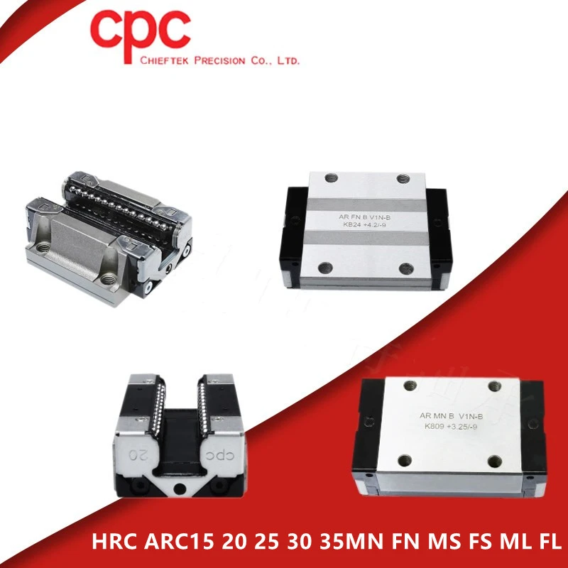 台湾cpcリニアガイドブロックキャリッジARC15MN ARC15FN ARC20MS ARC20MN ARC20FS ARC20FN ARC25MN HRC15MN HRC20FN ...