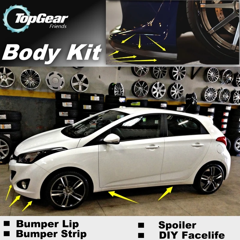 Para-hyundai-hb20-hb-20-p-ra-choques-defletor-de-spoiler-dianteiro-para ...