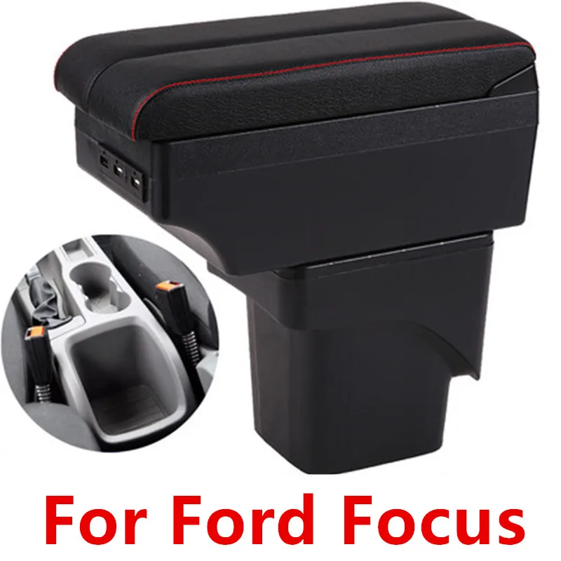 For Ford Focus 2 armrest box central Store content Storage box Ford ...