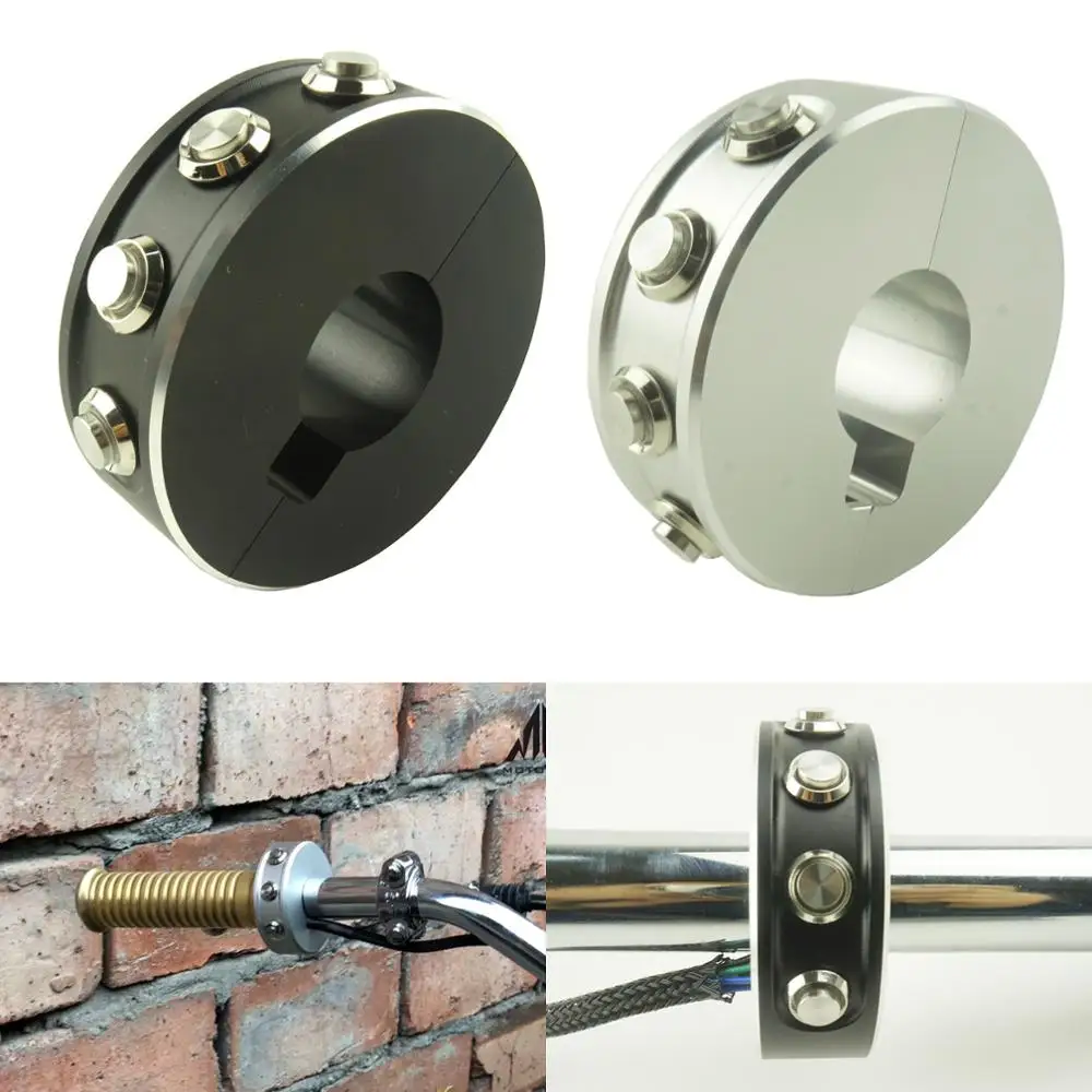 Universal-CNC-Vintage-Motorcycle-Handlebar-Mount-Switch-Cafe-Racer ...