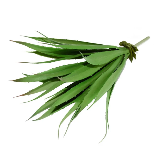40cm Artificial Succulent Plants Fake Desert Thorns Sisal Leaves ...
