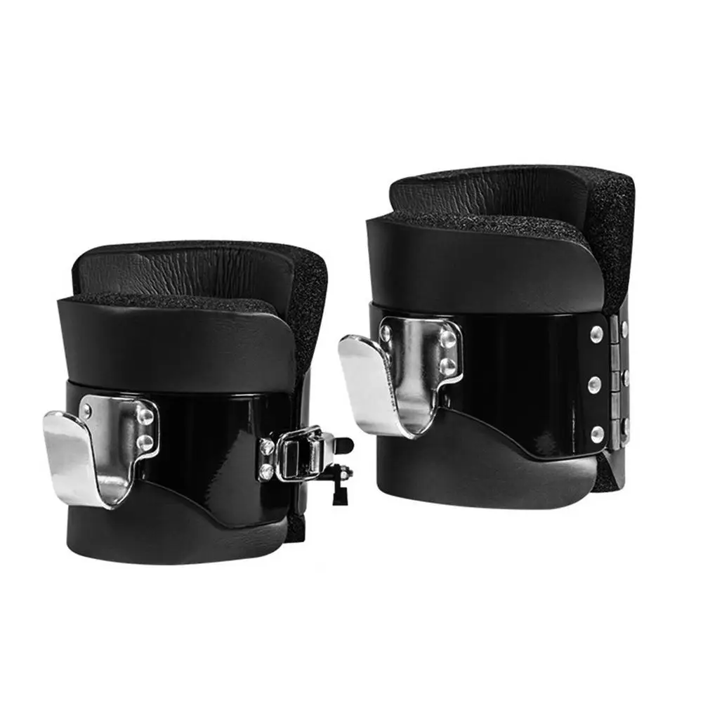 1 Pair Anti Gravity Inversion Boots Therapy Spine Ab Chin Up Gym Hook ...