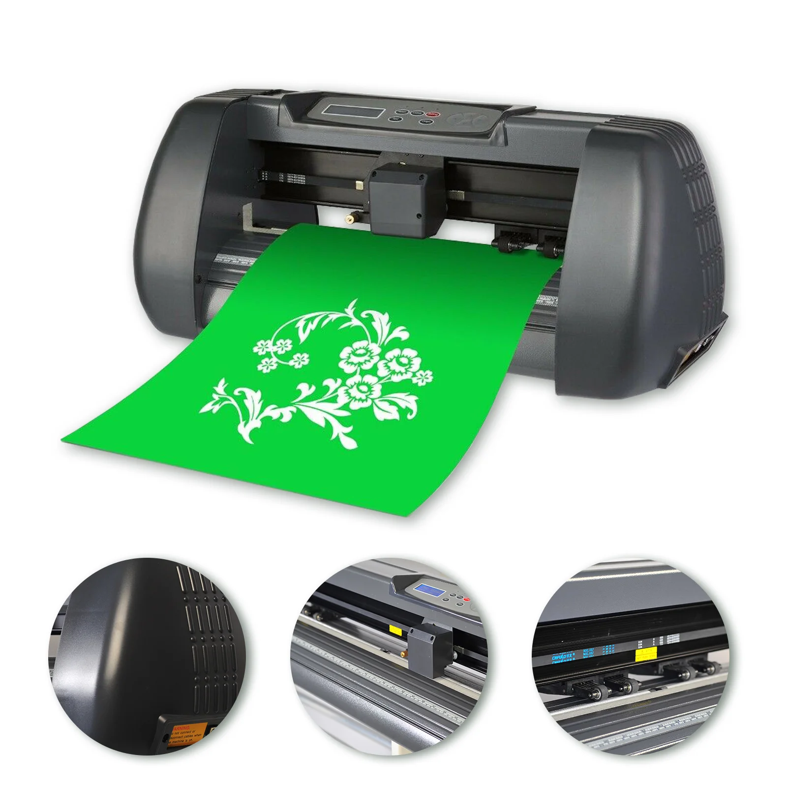 375mm Vinyl Plotter Cutter Machine 14" Plotter Cutting Sign Design ...