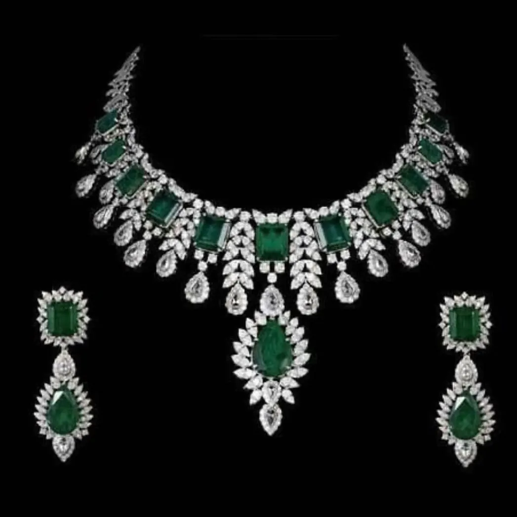GODKI Luxury SAUDI ARABIA HIGH Jewelry Sets For Women Wedding Necklace ...