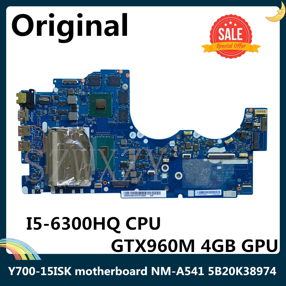 LSC For LENOVO IdeaPad Y700 15ISK Laptop Motherboard 5B20K38974 5B20L80379 BY511 NM A541 With I5 ...