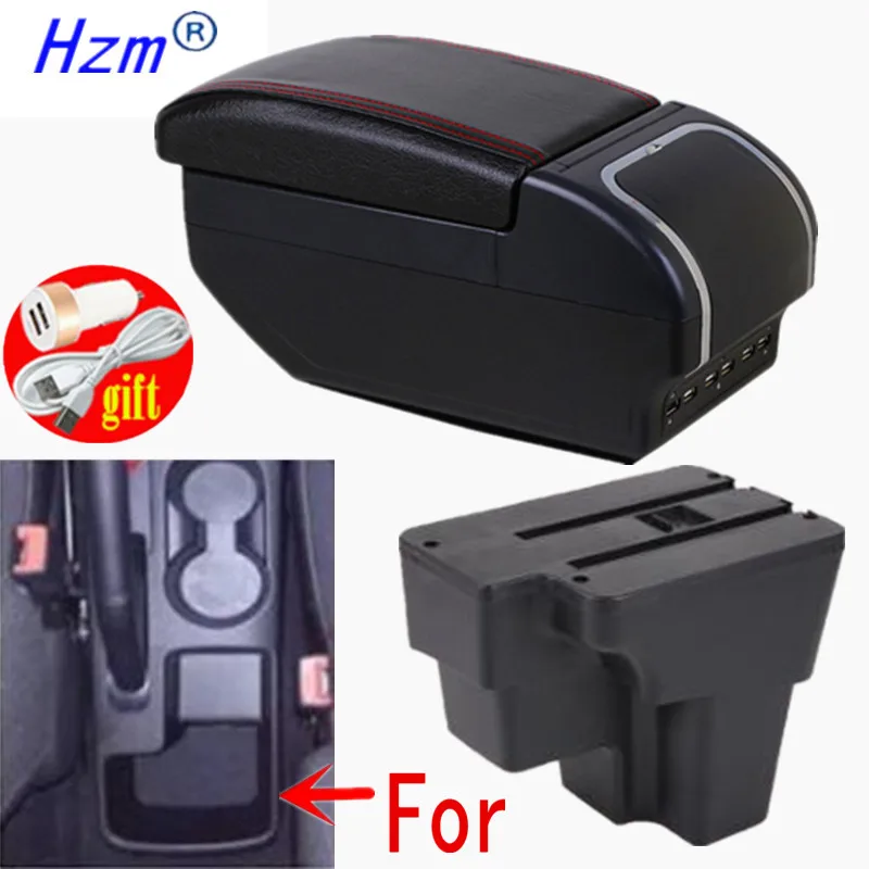 For Kia Rio Gt Armrest Interior Center Console Storage Box Arm Rest Car ...