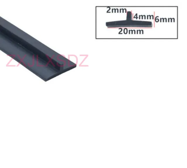 1 Meter T Shape Silicone Rubber Sealing Strip T Bar Gap Weatherstrip Slit Strip Kitchen Anti-oil ...