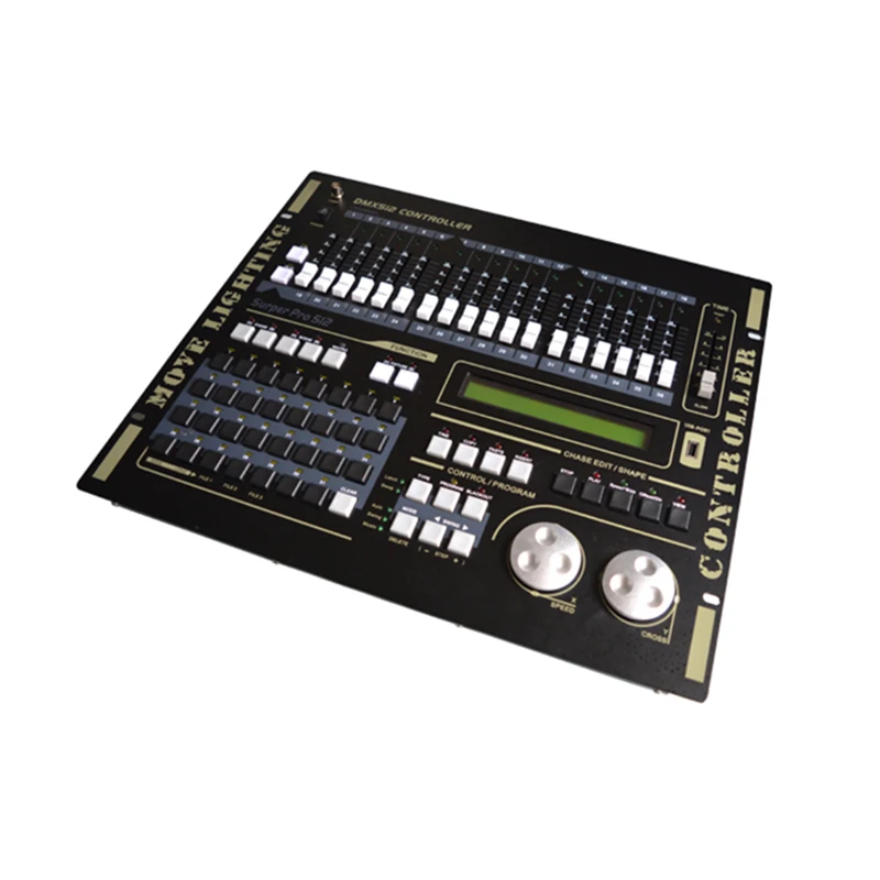 Super-Pro-512-DMX-Controller-Stage-Light-DMX-Console-para-XLR-3-LED-Par ...