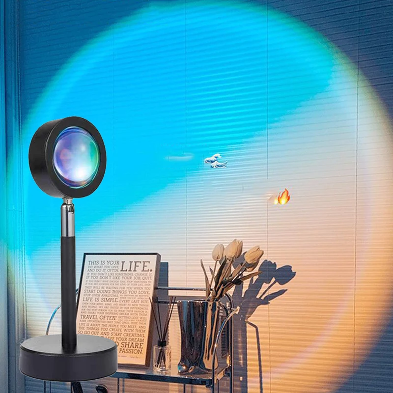 Sunset-Lamp-RGB-16-Colors-APP-Remote-Control-Atmosphere-Projection-Led ...