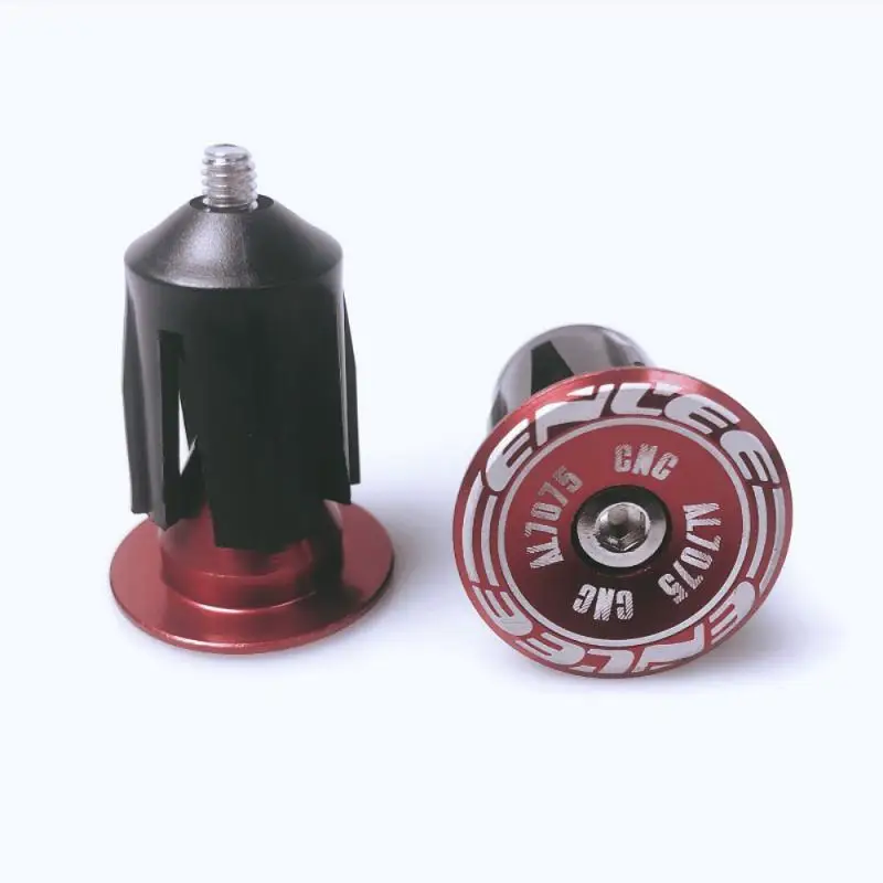 2Pcs Aluminum Alloy Bicycle Handlebar End Plugs Caps Road Mountain Bike ...