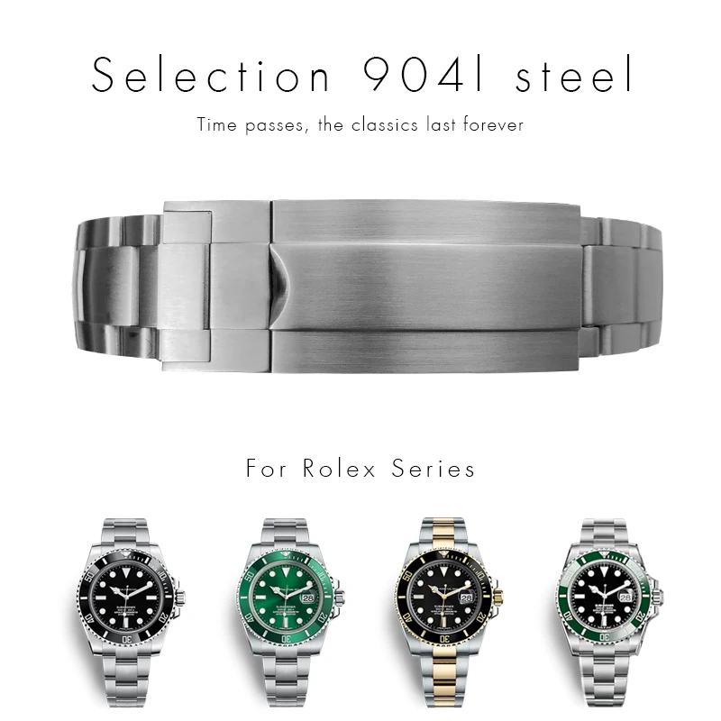 20mm alta qualidade 904l glide aço inoxidável dobrável fivela de ...