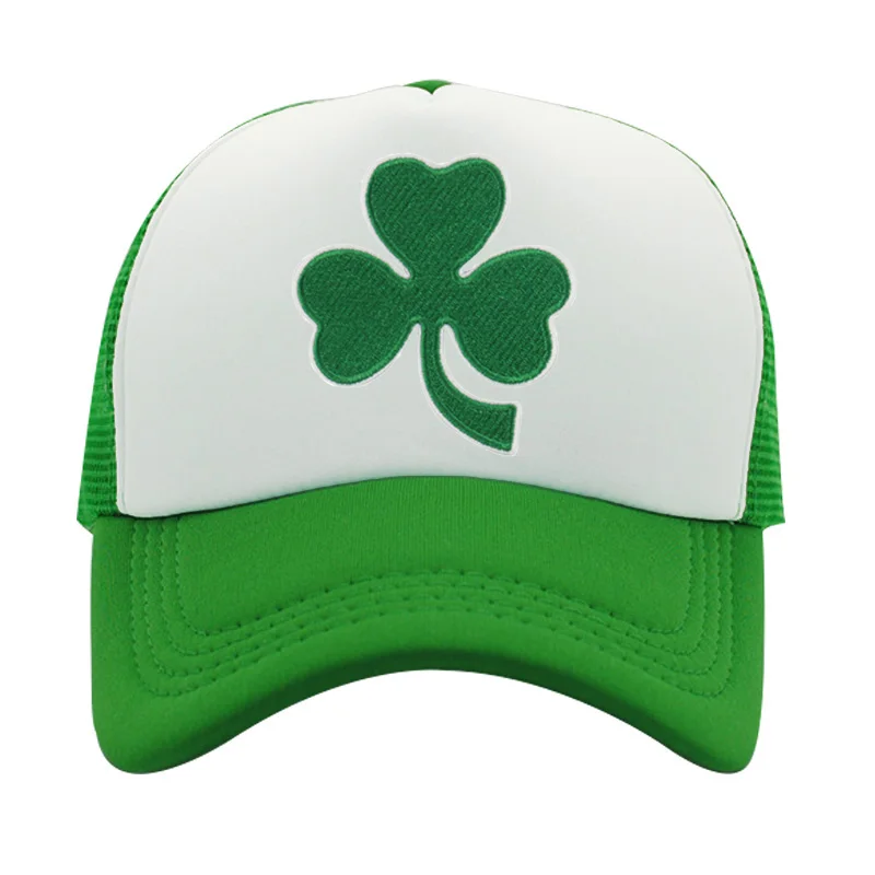 Summer-Four-Leaf-Clover-Baseball-Mesh-Caps-for-Women-Men-Adjustable ...