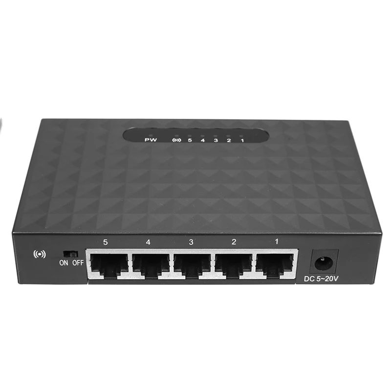 Aq General Black Hub Lan Network Switch Ethernet Internet Cable Jumia