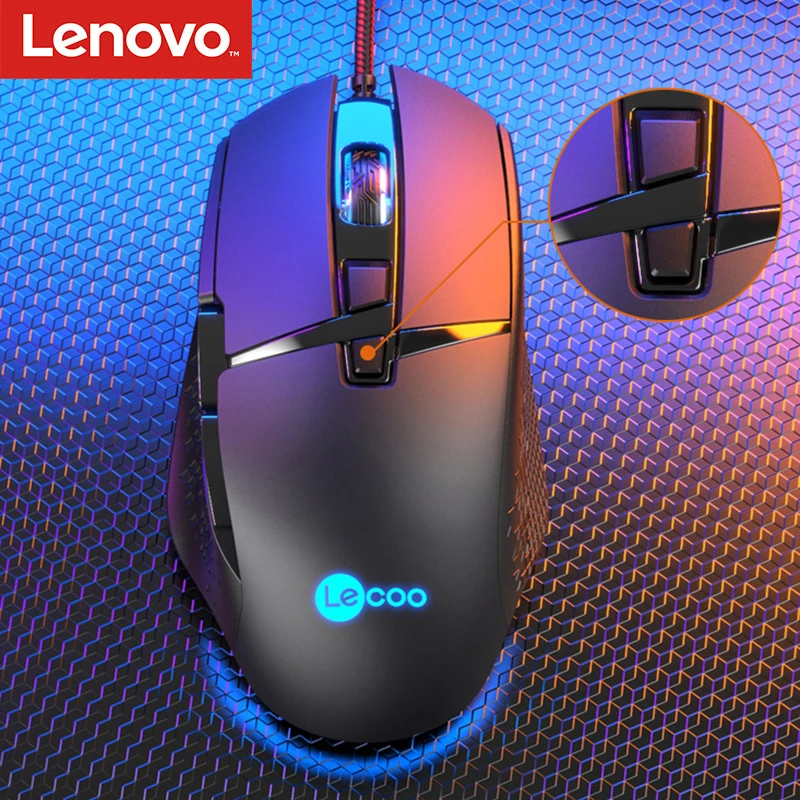 Lenovo Original Lecoo Mg1101 Wired Gaming Mouse 4 Dpi Rgb ...