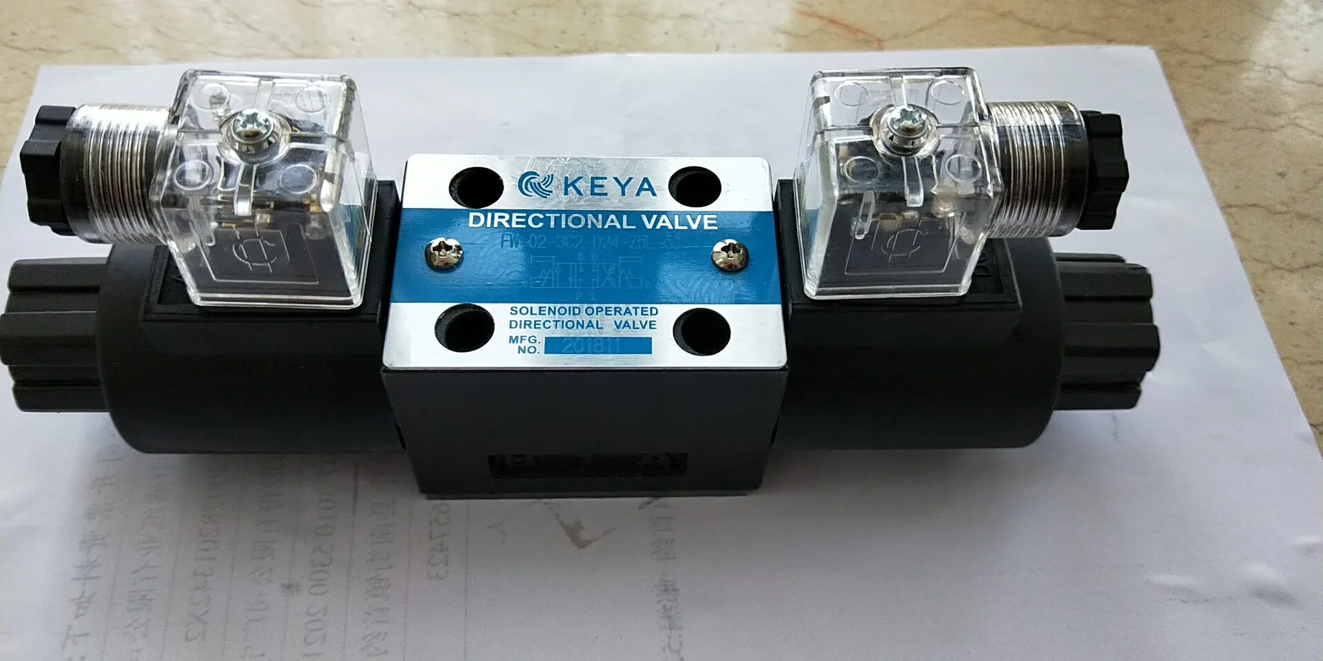 KEYA-Válvula solenoide, FW-02-3C2-D24-Z5L-50, FW-02-3C3-D24-Z5L-50, FW ...