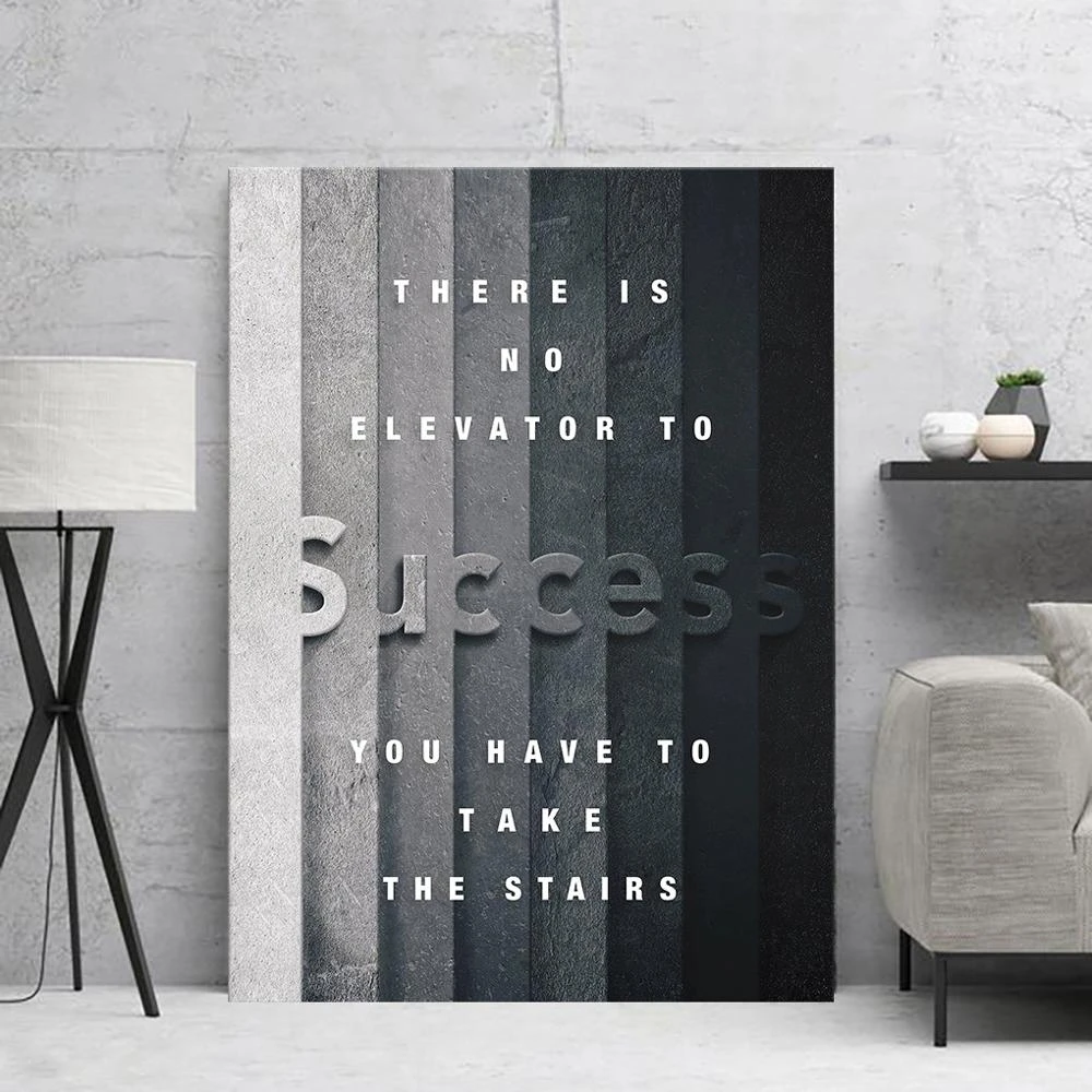 Inspirational Success Wall Art Black and white art Wall Art Posters And ...