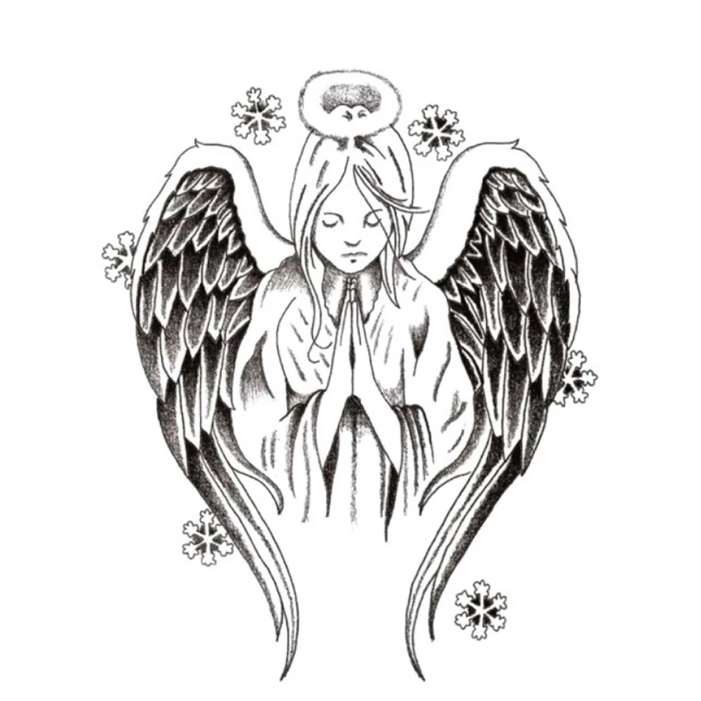 Praying Angel Tattoo Designs