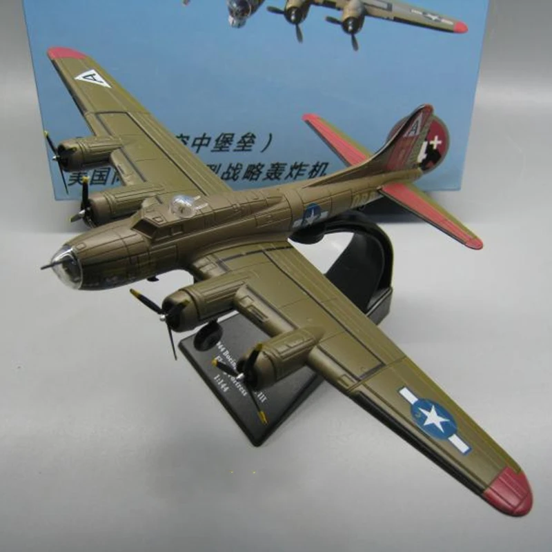 1/144 Scale Military Model B-17 Bomber Flying Fortress Bomber Diecast ...
