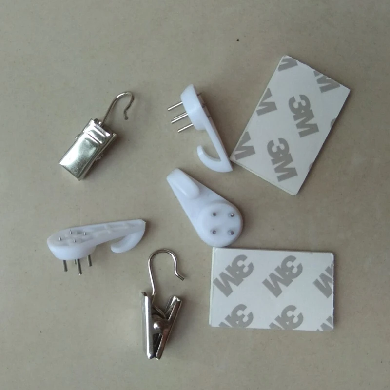 Christmas Party Seamless Nail + Hanging Clip + Strong Double-sided ...