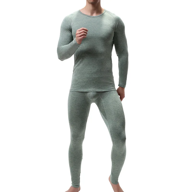 Man-Soft-Winter-Round-Neck-Warm-Long-Johns-for-Men-Ultra-Soft-Solid ...