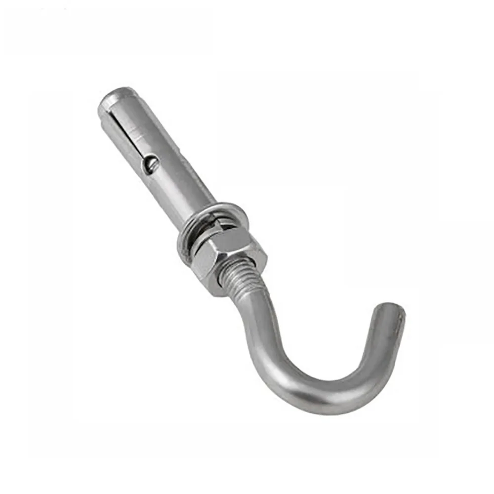 M6-1pcs -Crochet à vis d'expansion M6 M8, boulon à œil en acier ...