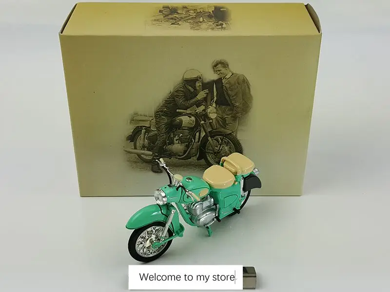 Alloy 1：24 Model Toy Mzes250 Green Motorcycle - Railed/motor/cars ...