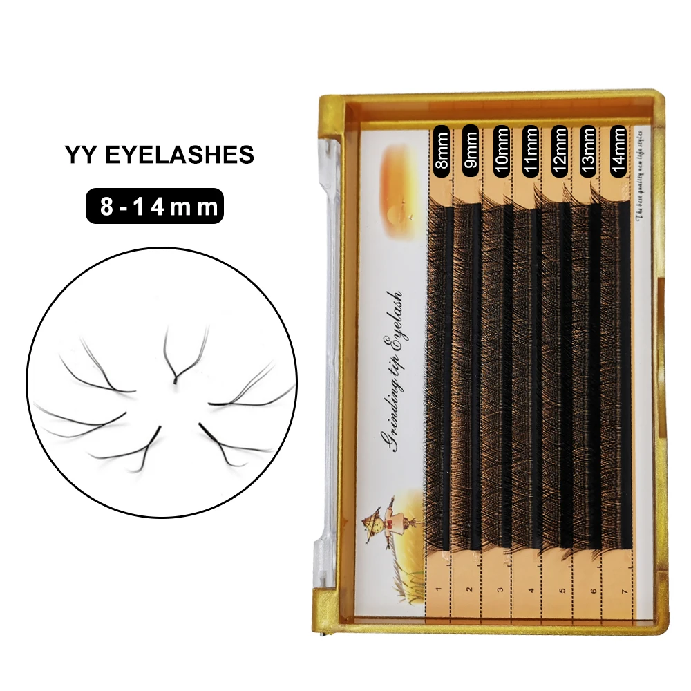 YY-Shaped-Eyelashes-Extension-Faux-Mink-Natural-Soft-W-Shape-Premade ...