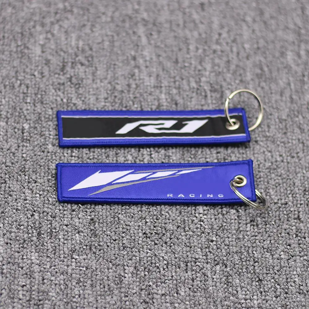 Embroidery-Keychain-Key-Holder-Chain-Collection-for-Yamaha-YZF-R1-YZF ...