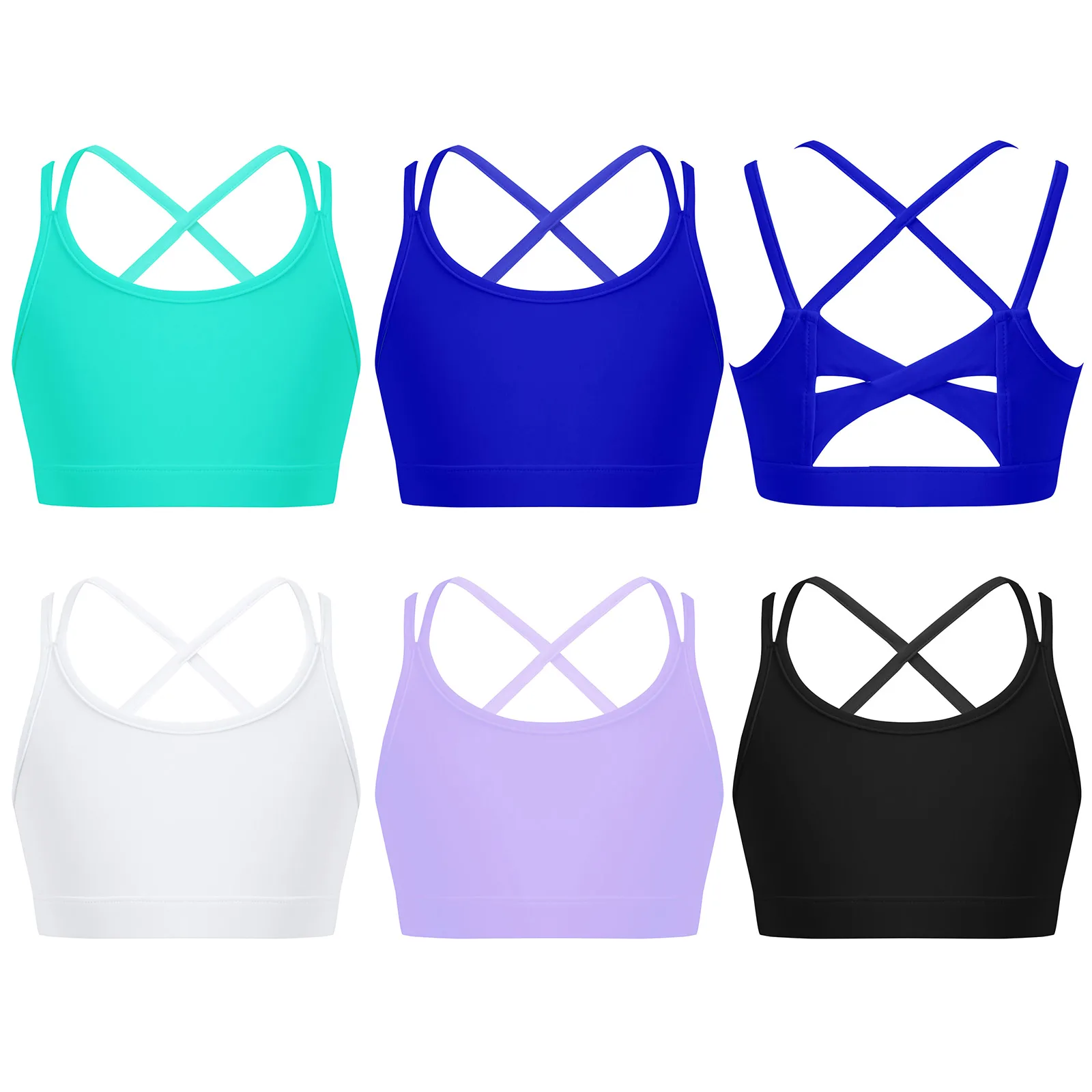 Kids Dance Sports Bras
