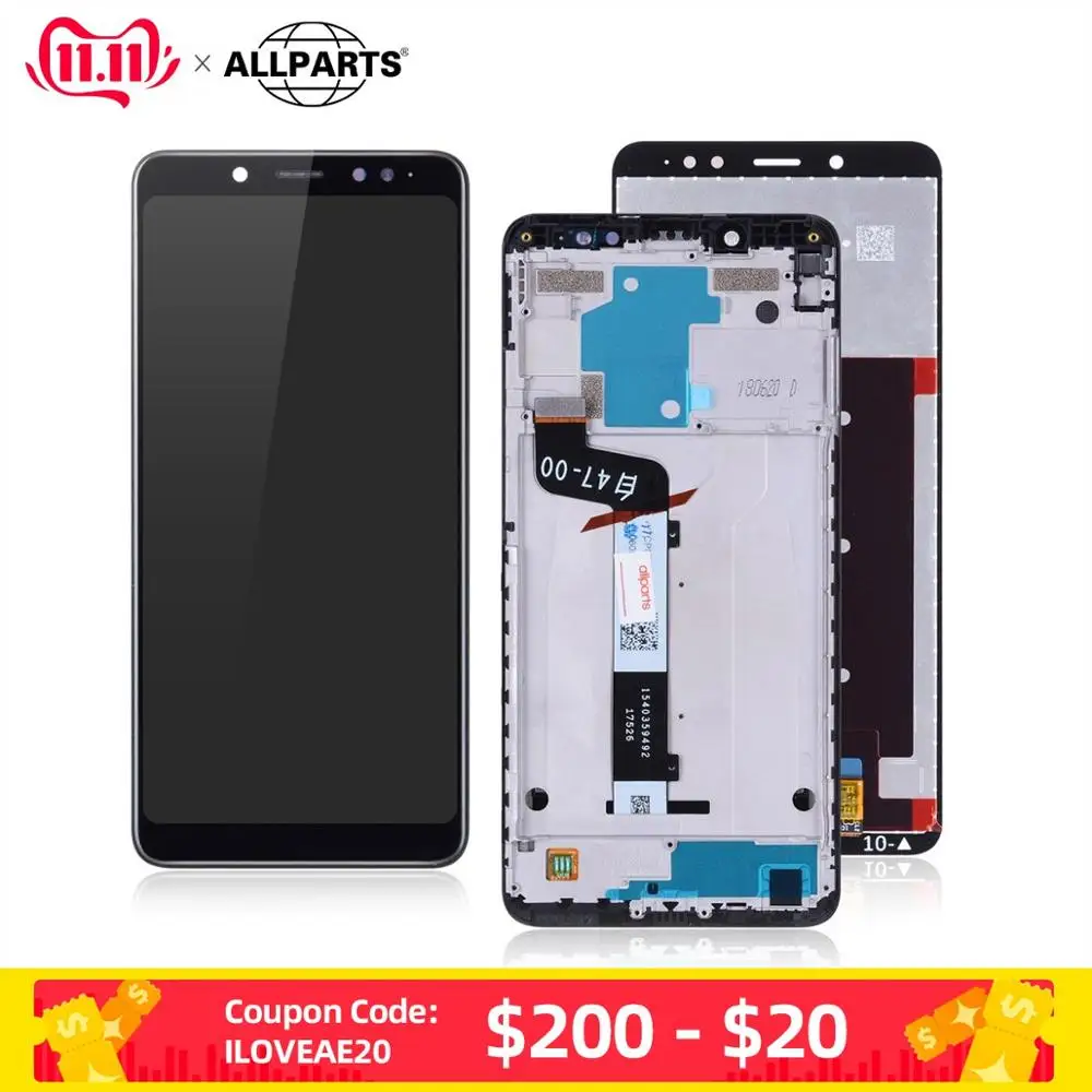 LCD Para Xiaomi Redmi Note 5 Pro Prime Display Tela Touch Frontal Com ...